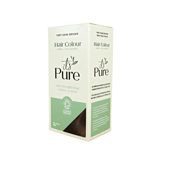 Very Dark Brown Hair Dye | Darkest Brown Hair Dye - Organic – It's Pure